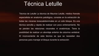Virchow y Letulle-1.pptx métodos Necropsia | PPTX