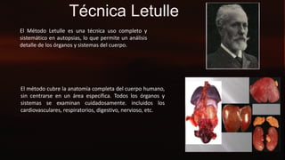 Virchow y Letulle-1.pptx métodos Necropsia | PPTX