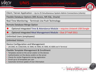 Virdi unis and uniwork system overview 2011 rev1 | PPT