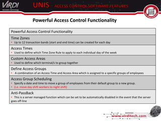 Virdi unis and uniwork system overview 2011 rev1 | PPT
