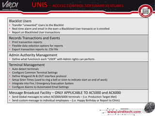 Virdi unis and uniwork system overview 2011 rev1 | PPT