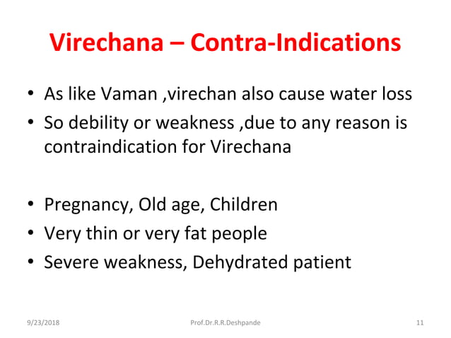 Virechan -panchakarma | PDF
