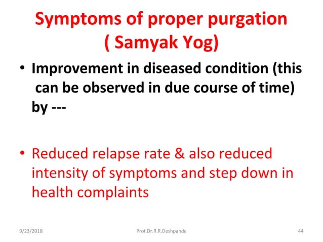 Virechan -panchakarma | PDF