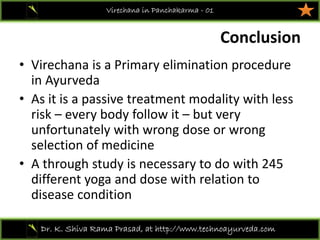 Virechana 01 varanasi | PDF