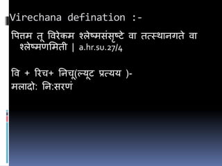 Virechan presentation | PPT