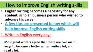 Oral communication and writing skills and paragraph | PPTX