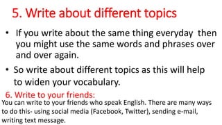 Oral communication and writing skills and paragraph | PPTX