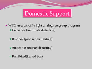 WTO and its impact on Indian Agricutural market | PPTX