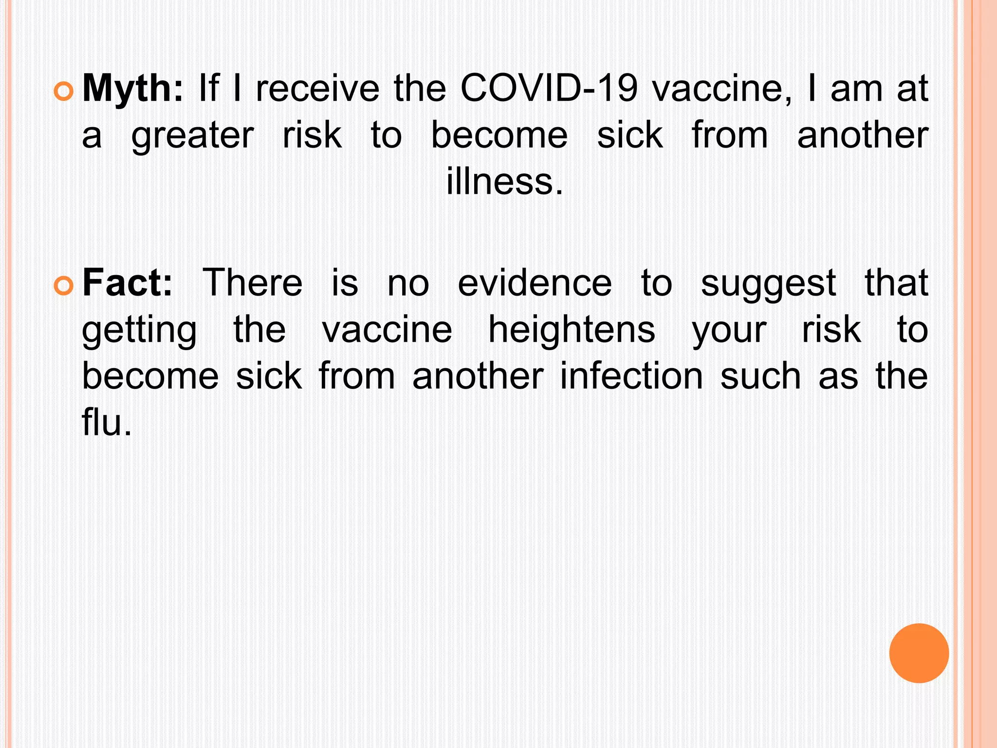 Covid -19 Myths & Facts | PPTX