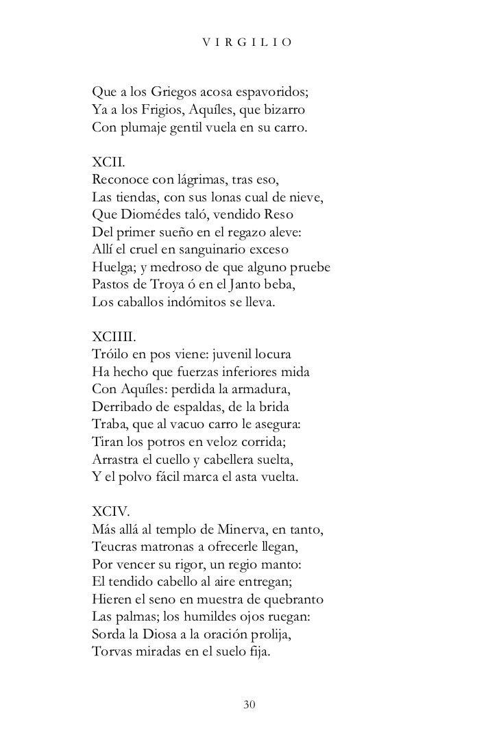 Virgilio, la eneida en verso