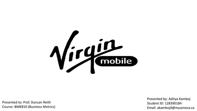 Virgin Mobile USA: Pricing for the Very First Time | PPTX