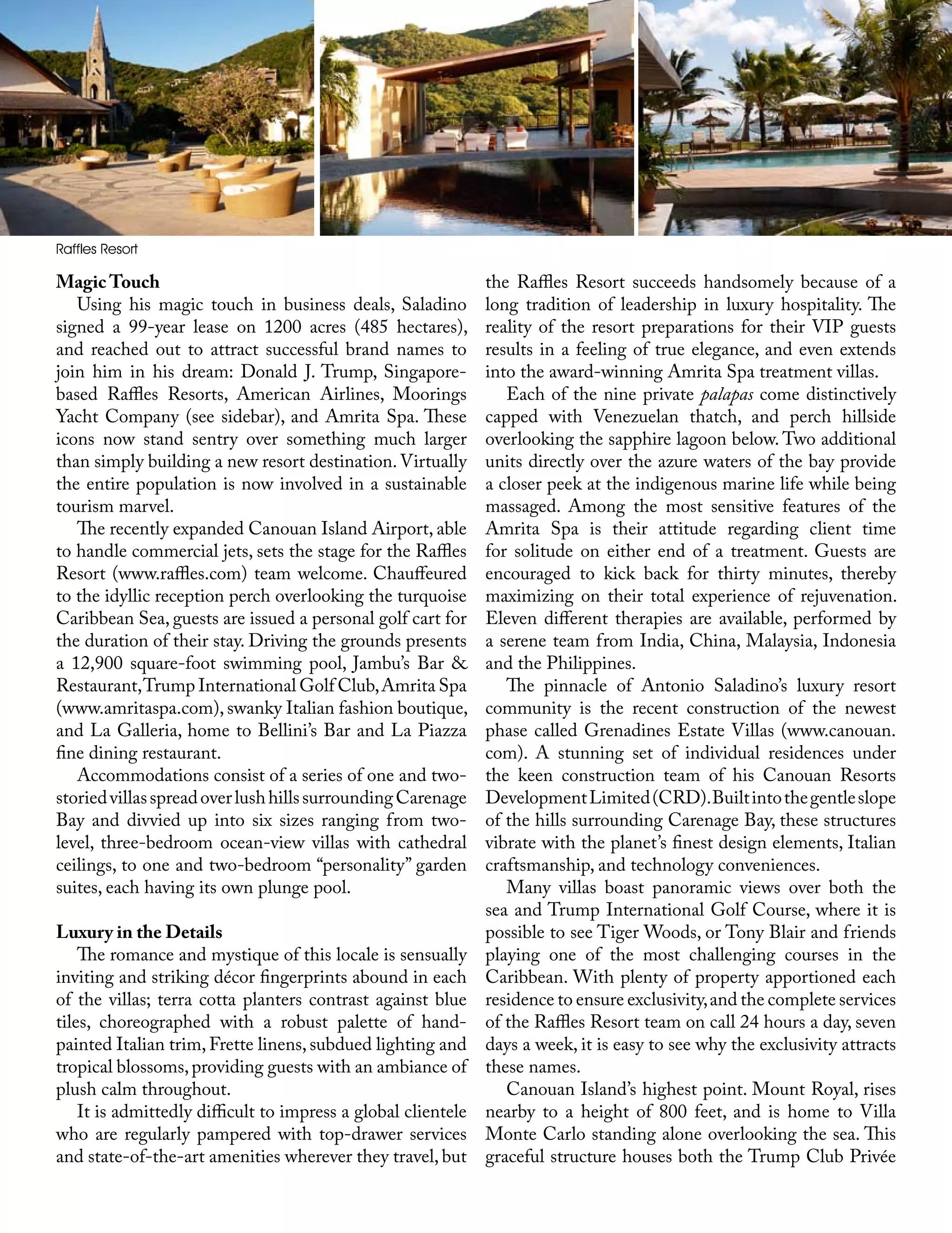 Virgin Air Canouan Island | PDF