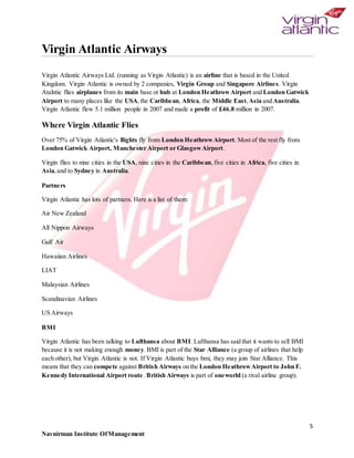 Virgin atlantic | DOCX