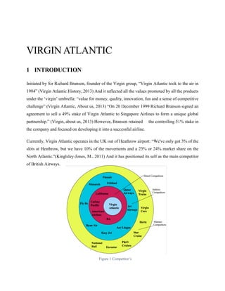 Case study analysis of Virgin atlantic | PDF