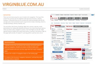 Virgin Blue Site Audit | PPTX | Social Networking | Internet