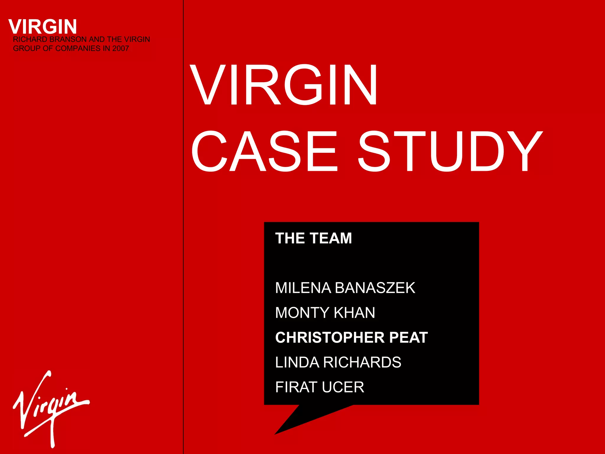 Virgin case study for MBA | PPT