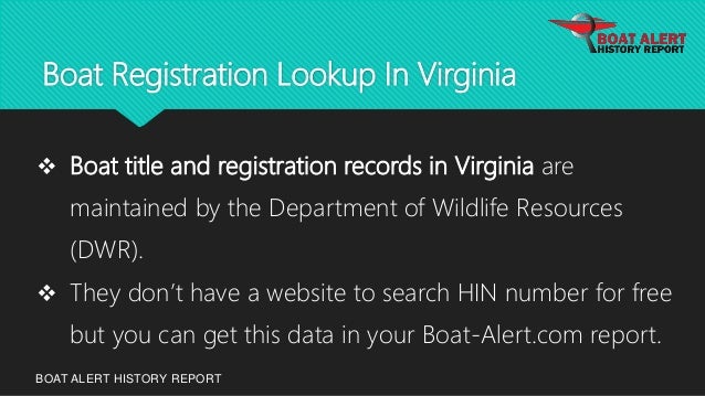 Virginia boat registration | PPTX