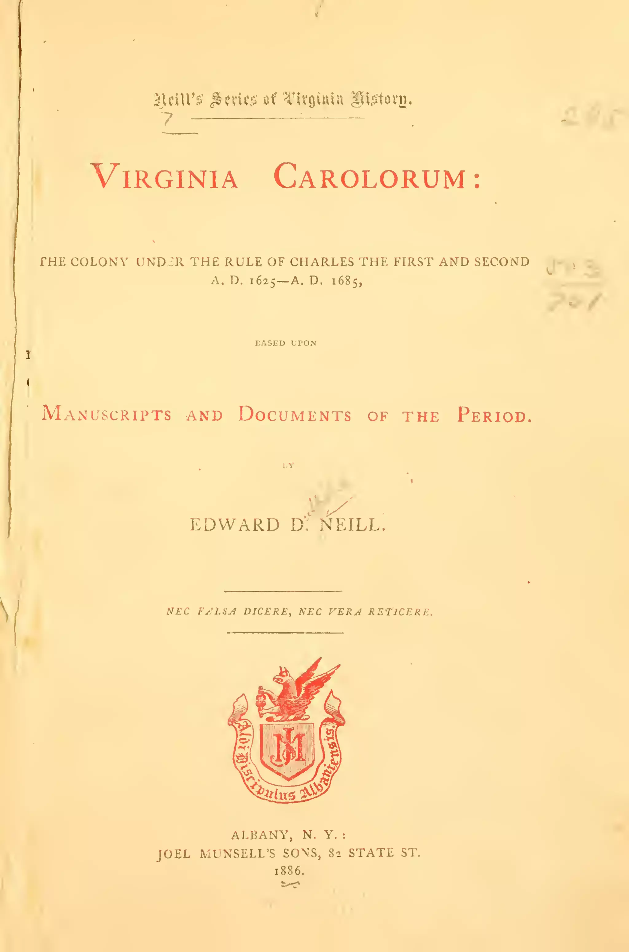 Virginia History - 1625 to 1685 | PDF