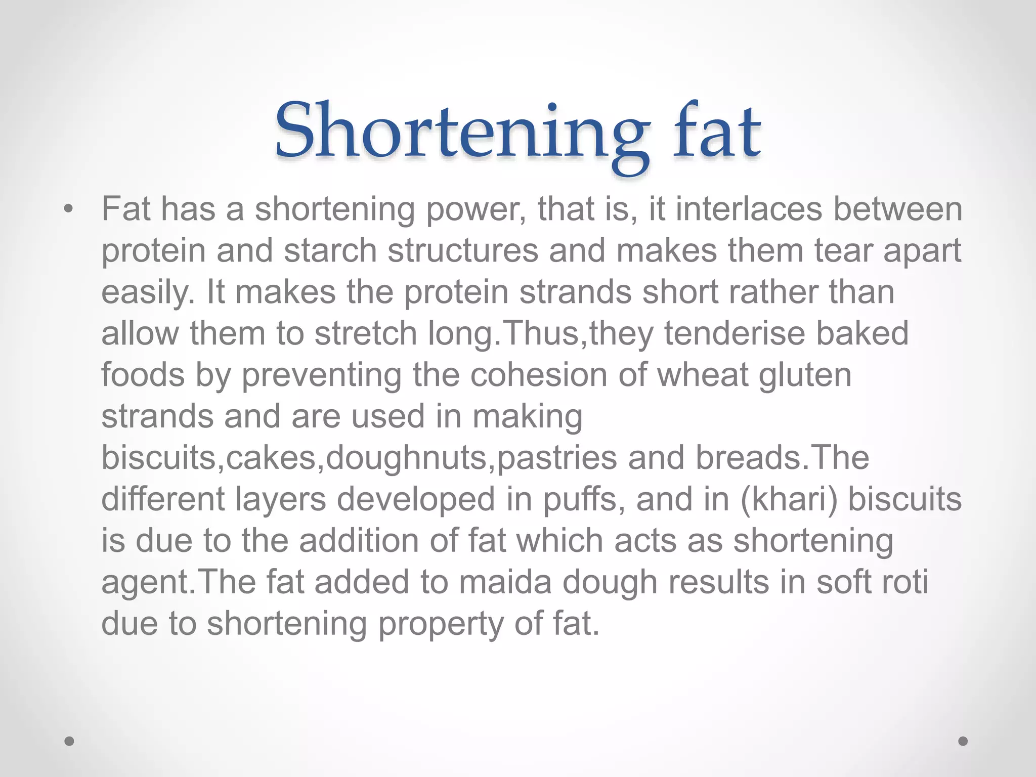 Effects of cooking, processing & storage of fats and oils | PPTX