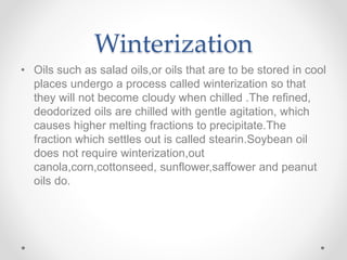 Effects of cooking, processing & storage of fats and oils | PPTX
