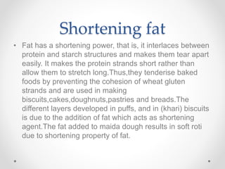 Effects of cooking, processing & storage of fats and oils | PPTX
