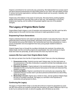 Virginia Marie Carter_ A Legacy of Inspiration.docx