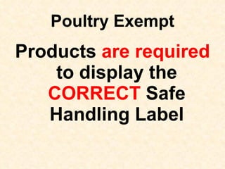 Virginia poultry and meat regulations | PPT