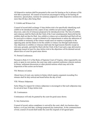 Virginia Rules of The Court | PDF | Legal Services Industry | Industries
