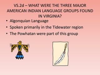 Virginia studies 2d - 2g | PPTX