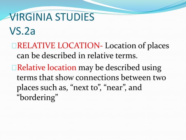 Virginia studies vs. 2 a - c | PPT