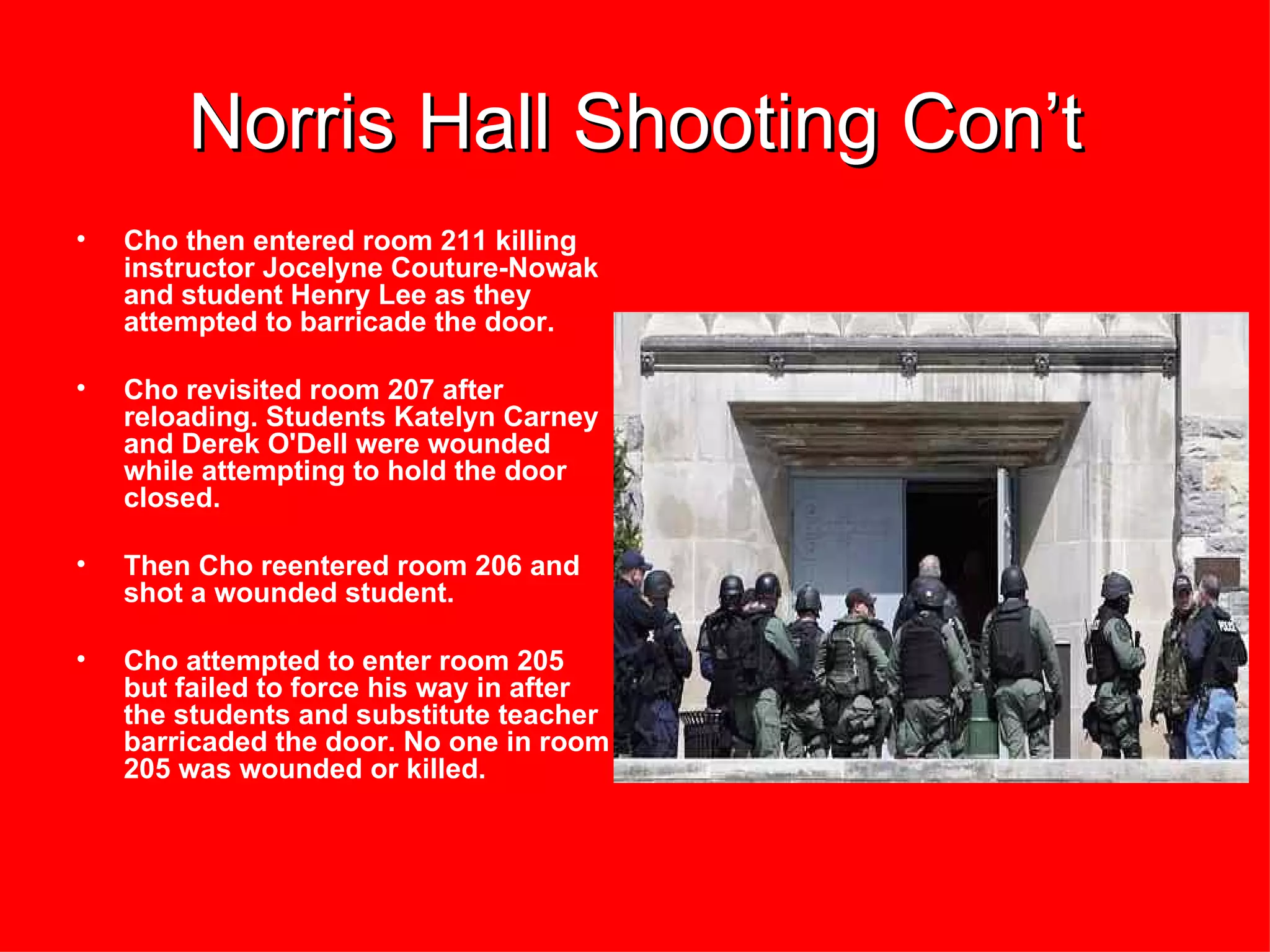 Virginia tech school shooting | PPT