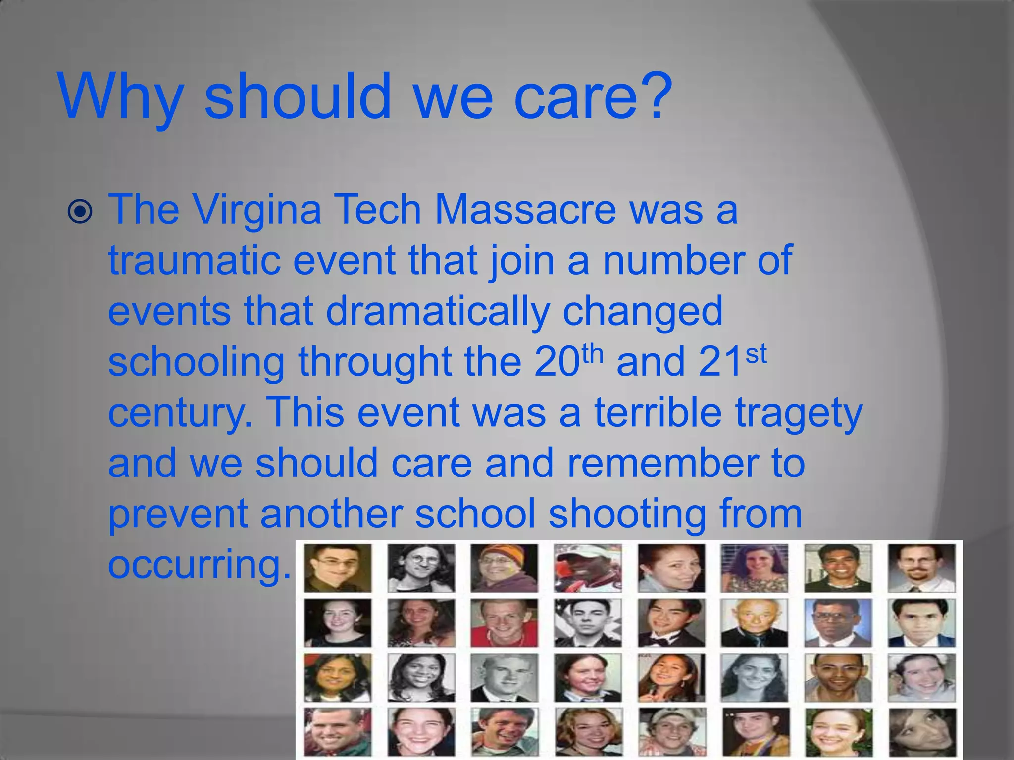 Virginia tech massacre | PPTX