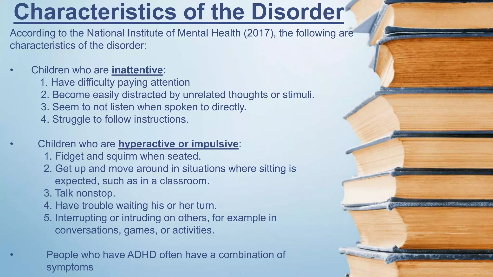 Observation of Student with ADHD | PPTX
