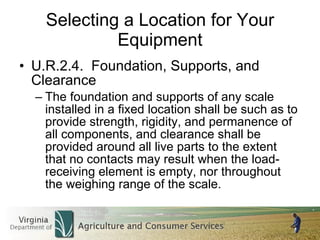 Virginia weights and measures regulations | PPT