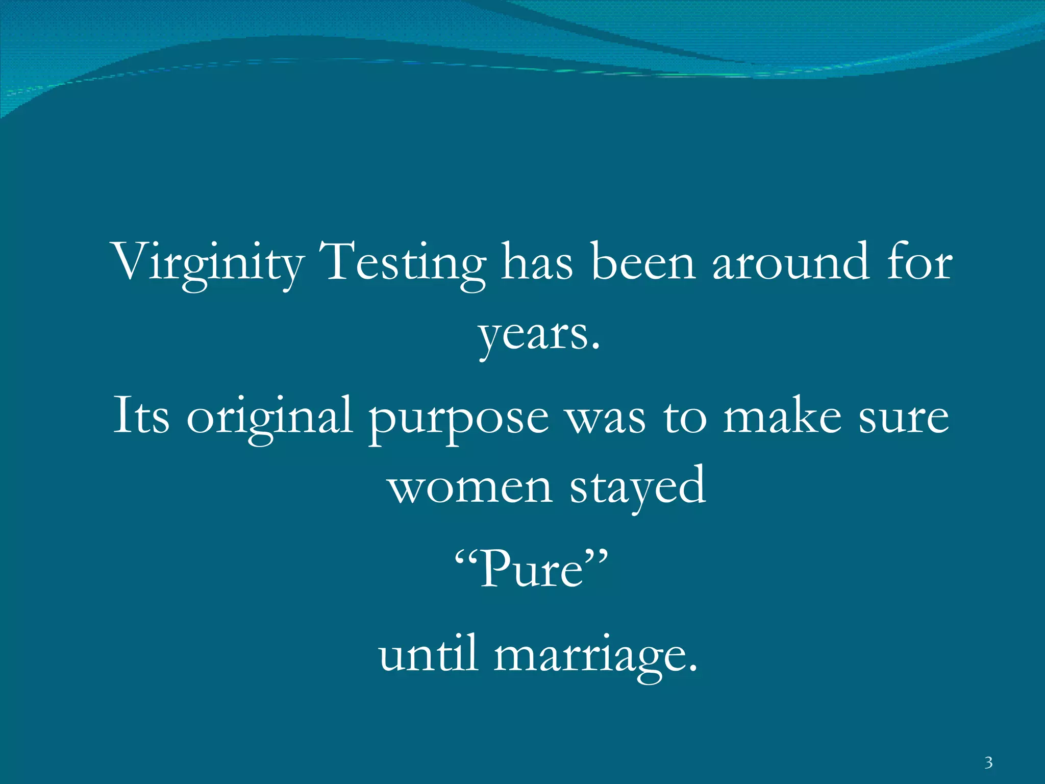 Virginity Testing In Africa2 | PPT