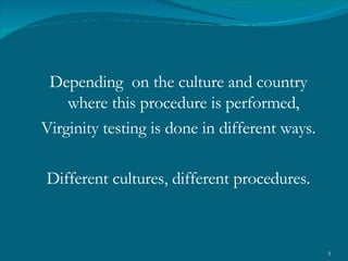 Virginity Testing In Africa2 | PPT