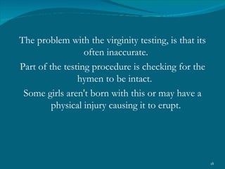 Virginity Testing In Africa2 | PPT