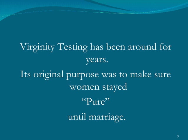 Virginity Testing In Africa2 | PPT