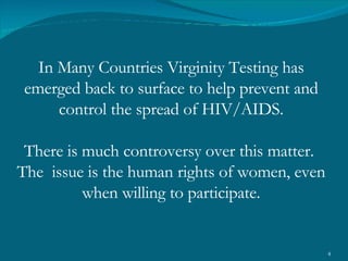 Virginity Testing In Africa2 | PPT