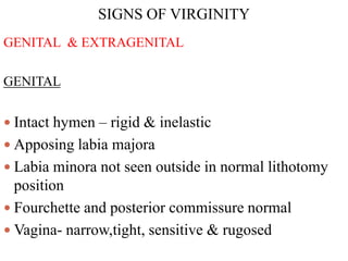 Virginity, pregnancy and delivery | PPTX