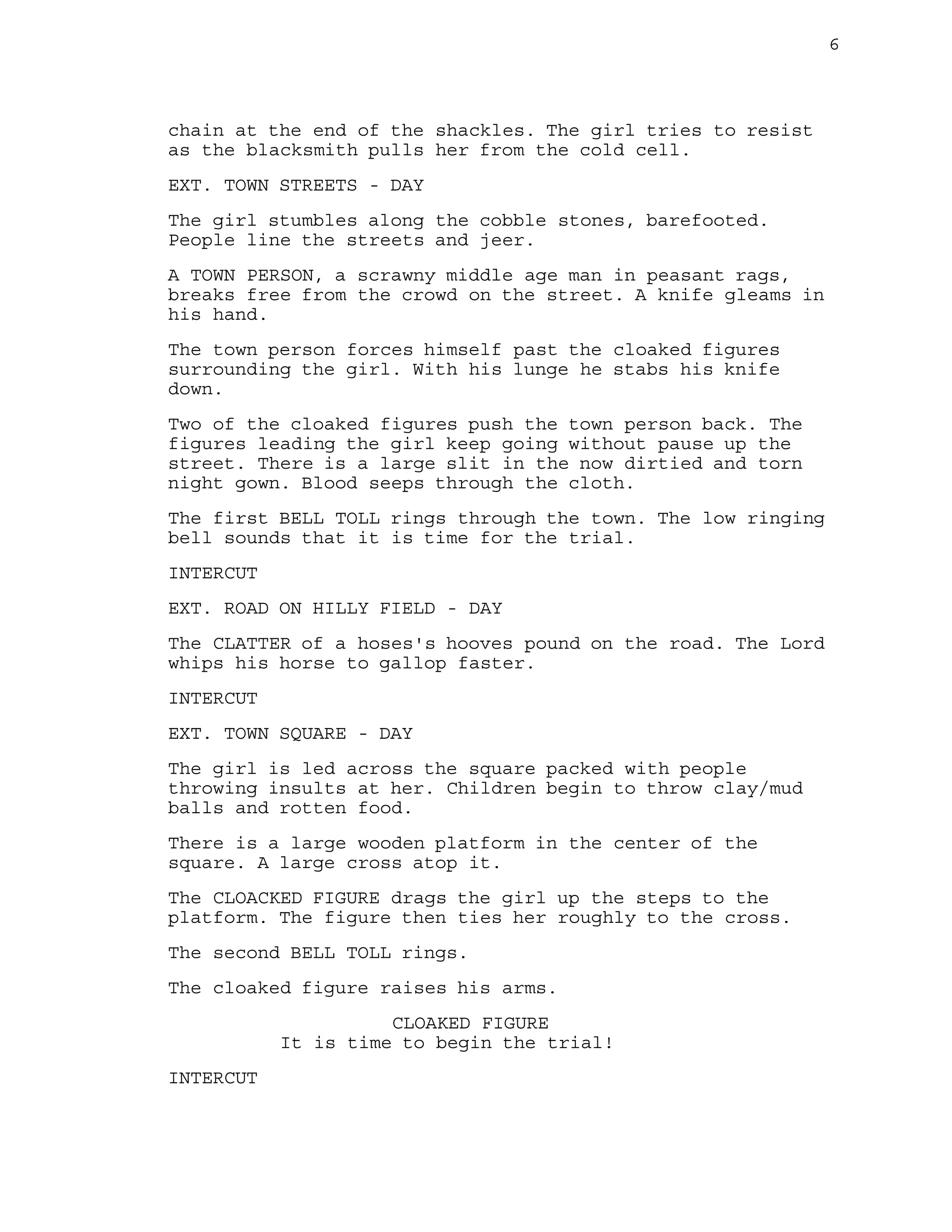 Short Screenplay of Virgin Mary's Child | PDF