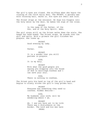 Short Screenplay of Virgin Mary's Child | PDF