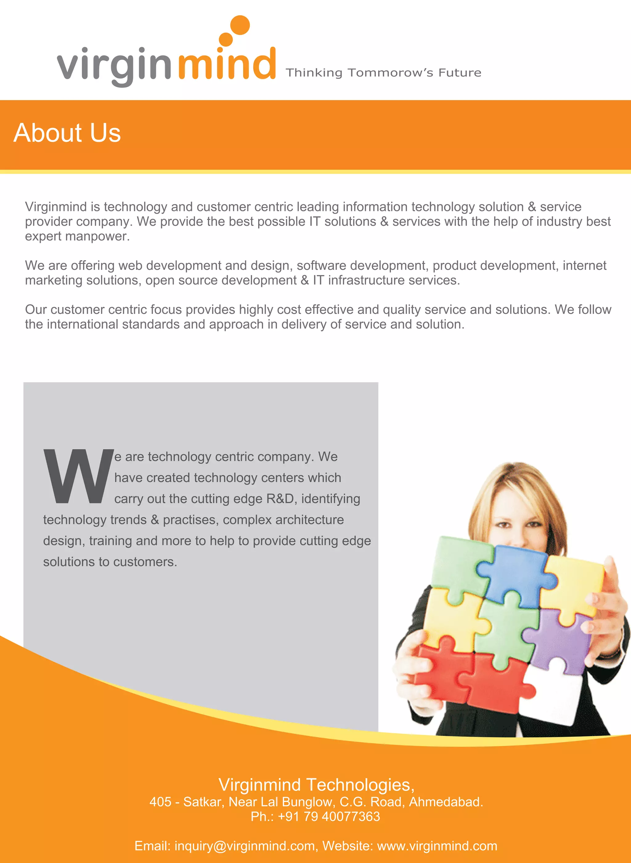 Virgin mind technologies profile | PDF