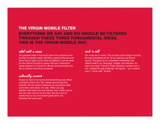 Virgin Mobile Canada Brand Book | PDF | Books and Literature