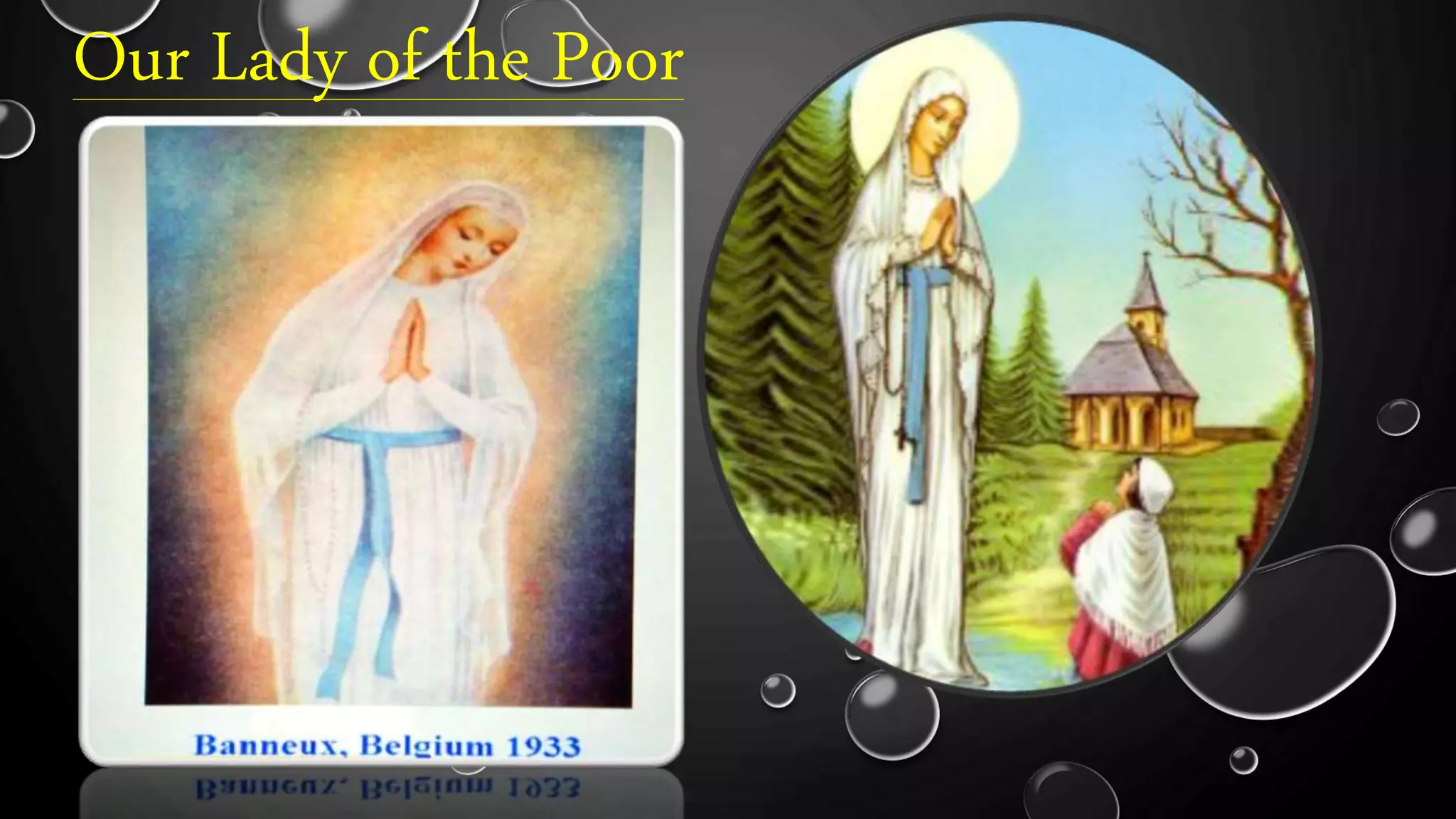 Virgin of the poor | PPTX