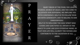 Virgin of the poor | PPTX
