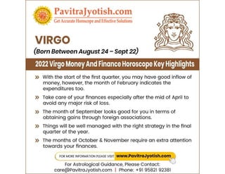 Virgo finance horoscope 2022 | PDF