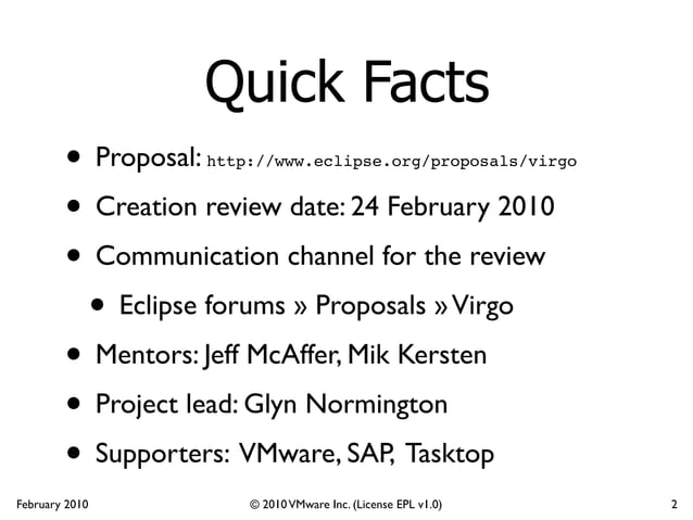 Virgo Project Creation Review | KEY | Operating Systems | Computer ...