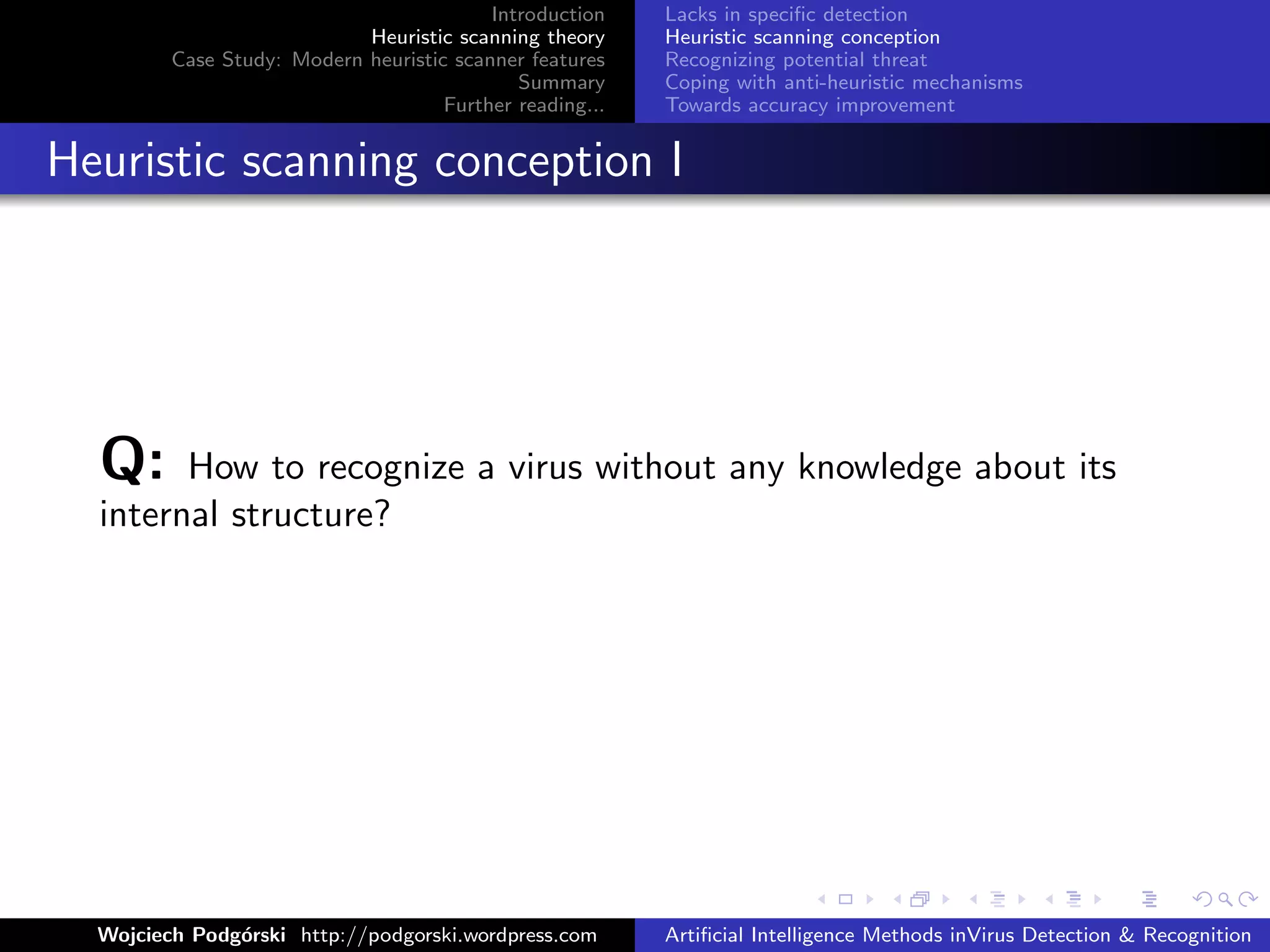 Artificial Intelligence Methods in Virus Detection & Recognition ...