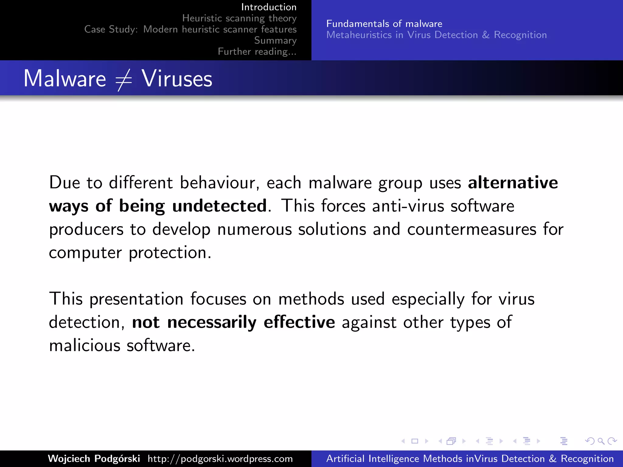 Artificial Intelligence Methods in Virus Detection & Recognition ...